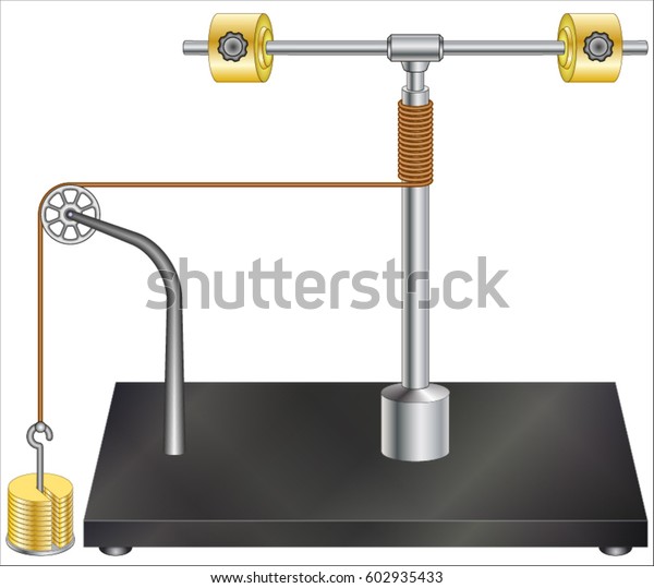 Rotational Inertia Apparatus Stock Vector (Royalty Free) 602935433