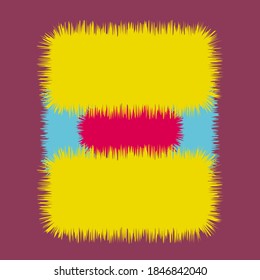 Roughen Cute Shape Vector Design Stock Vector (Royalty Free) 1846842040 ...