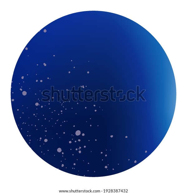 Round Background Blue Color Stone Texture Stock Vector (Royalty Free ...