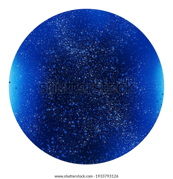 Round Background Blue Color Stone Texture Stock Vector (Royalty Free ...