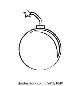 Simple Outline Transparent Burning Bomb Icon Stock Vector (Royalty Free ...