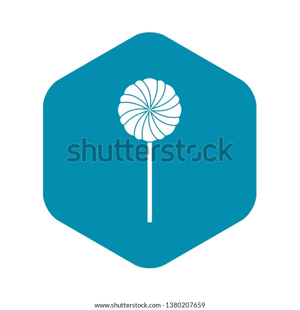 Round Candy Icon Simple Illustration Round Stock Vector (Royalty Free ...