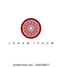 Round Circle Native Tribe Sign Symbol Stock Vector (Royalty Free ...