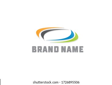 Round Circle Vector Brand Logo Design Stock Vector (Royalty Free ...
