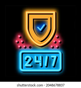 564 Protected guard shield clock icon Images, Stock Photos & Vectors ...