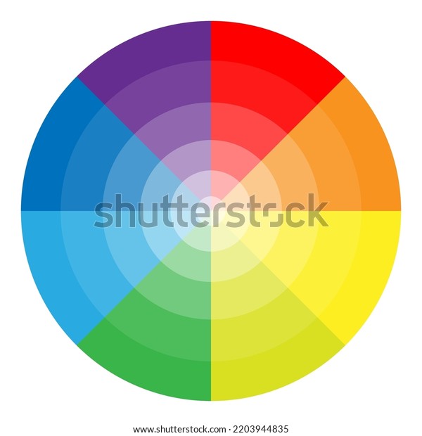 Round Color Palette Gradient Color Vector Stock Vector (Royalty Free ...