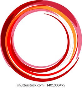 Round Colorful Vector Shapes Design Elements Stock Vector (Royalty Free ...