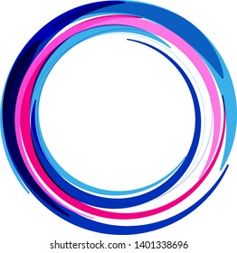 Round Colorful Vector Shapes Design Elements Stock Vector (Royalty Free ...