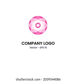 Round Company Logo Vector Eps 10 Stock Vector (Royalty Free) 2039544086 ...