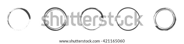 Round Decorative Circle Collection Stock Vector (Royalty Free ...