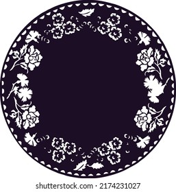 Round Design Laser Cutting Stock Vector (Royalty Free) 2174231027 ...
