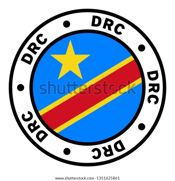 Round Drc Flag Clipart Stock Vector (Royalty Free) 1351625861 ...