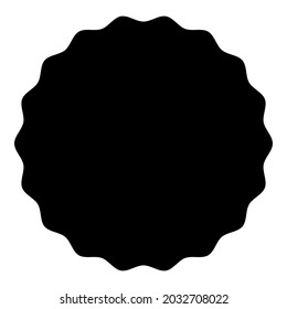 1,627 Wavy edge circle Images, Stock Photos & Vectors | Shutterstock