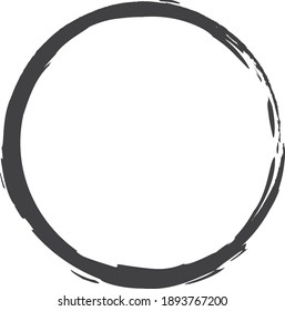 Round Frame Banner Isolated On White Stock Vector (Royalty Free ...