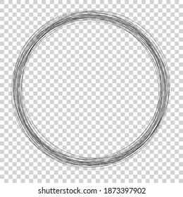 Round Frame Banner On Transparent Background Stock Vector (Royalty Free ...