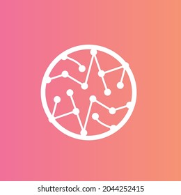 Round Global Connect Template Design Stock Vector (Royalty Free ...