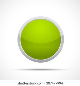 Round Icon Isolated On White Background Stock Vector (Royalty Free ...