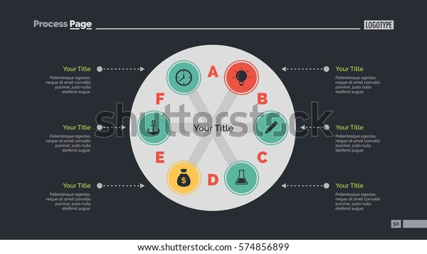 Round Infographic Diagram Slide Template Stock Vector (Royalty Free ...