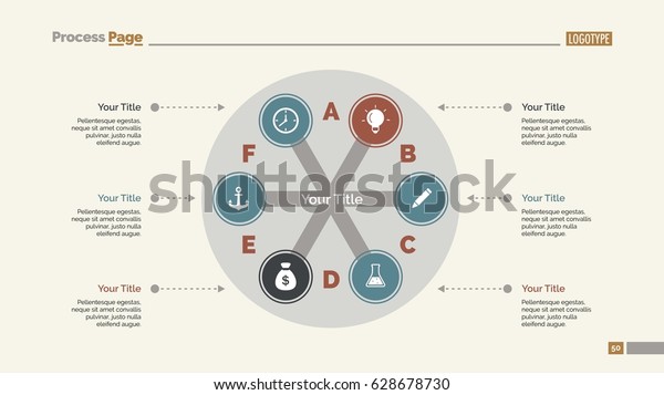 Round Infographic Diagram Slide Template Stock Vector (Royalty Free ...