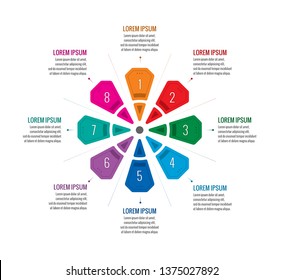 1,803 Circle 8 sections Images, Stock Photos & Vectors | Shutterstock