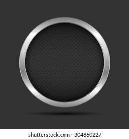 Round Metal Frame Vector Eps10 Illustration Stock Vector (Royalty Free ...