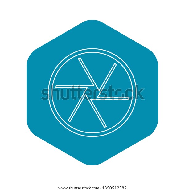 Round Objective Icon Outline Illustration Round Stock Vector (Royalty ...