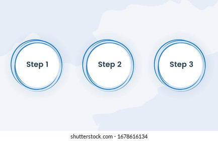 Round Shape Infographic On Soft Background Stock Vector (Royalty Free ...