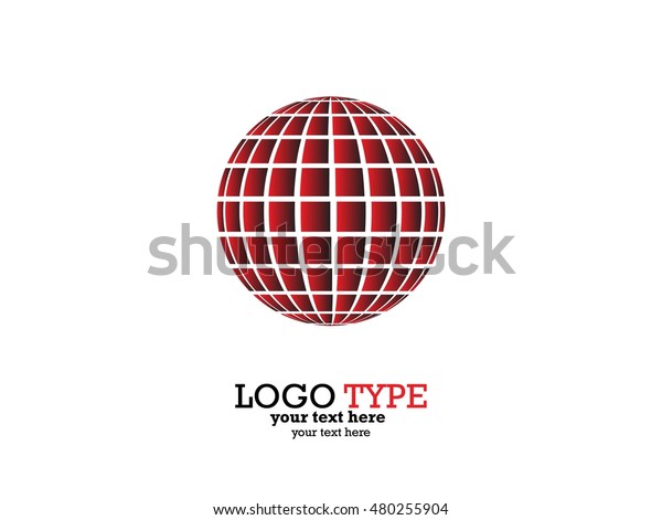 Round Shape Logo Design Vector Illustration Stock Vector (Royalty Free ...