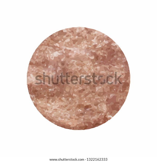 Round Shimmery Copper Badge Vector Stock Vector (Royalty Free ...