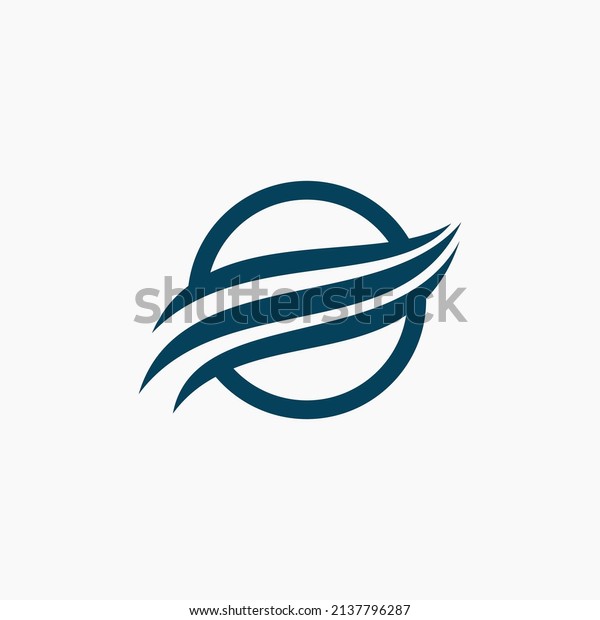Round Sign Design Logo Vector Stock Vector (Royalty Free) 2137796287 ...