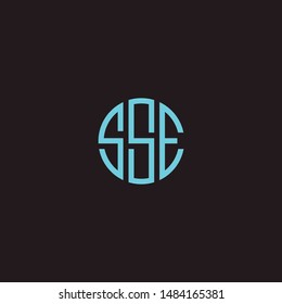 Round Sse Logo Design Concept Stock Vector (Royalty Free) 1484165381 ...