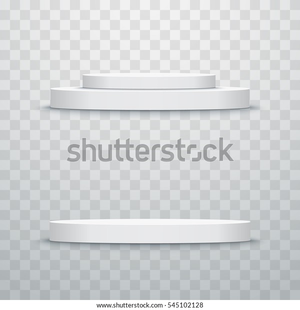 Round Stage Podium Isolated On Transparent Stock Vector (Royalty Free ...