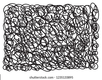 Round Stroke Wallpaper Sketch Vector Stock Vector (Royalty Free ...