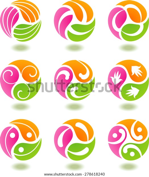 Round Symbols Icons Stock Vector (Royalty Free) 278618240 | Shutterstock