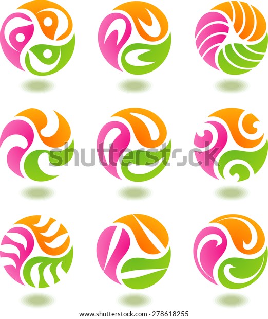 Round Symbols Icons Stock Vector (Royalty Free) 278618255 | Shutterstock
