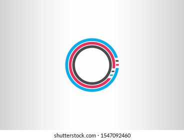 Round Tech Logo Icon Symbol Colorful Stock Vector (Royalty Free ...