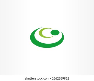 Round Vector Icon Green Color Concept Stock Vector (Royalty Free ...