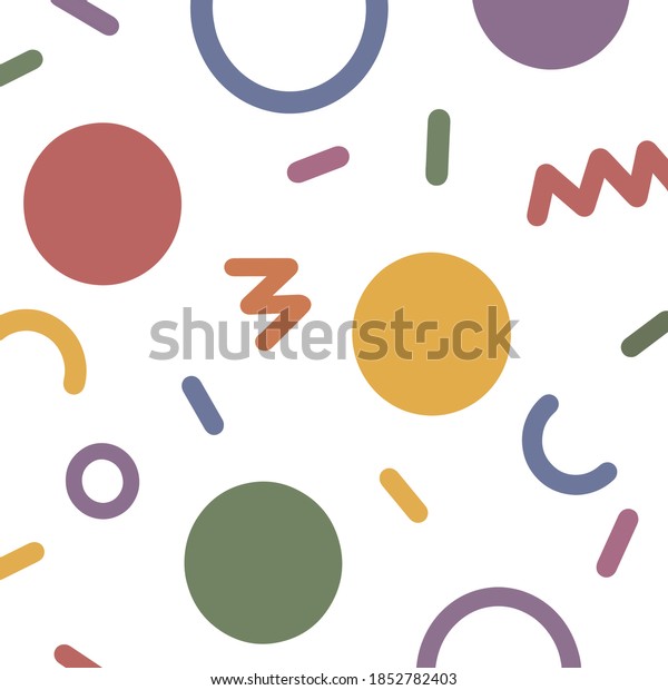 Round Zigzag Vector Illustration Geometric Elements Stock Vector ...
