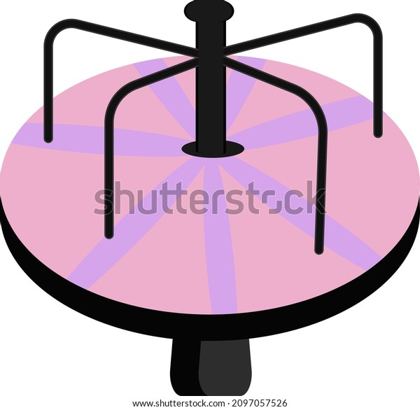 Roundabout Play Illustration Vector On White Stock Vector (Royalty Free ...