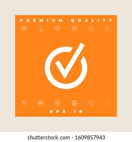 Rounded Check Mark Icon Graphic Elements Stock Vector (Royalty Free) 1609857943 | Shutterstock