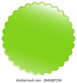 Rounded Fluffy Price Tag Label Starburst Stock Vector (Royalty Free ...