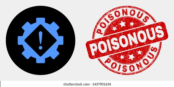 Rounded Gears Pictogram Iso 13485 Seal Stock Vector (Royalty Free ...