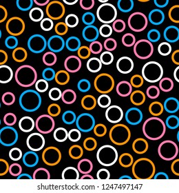 Rounds Circles Seamless Vector Eps 10 Stock Vector (Royalty Free ...