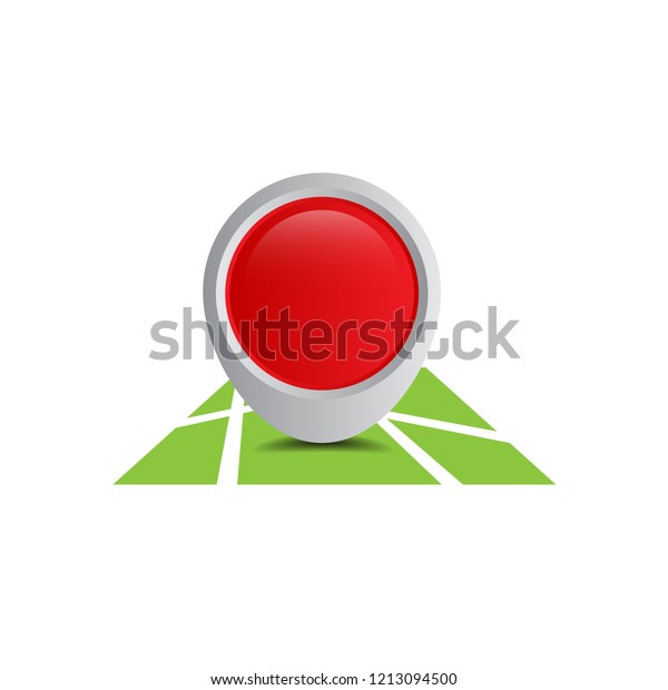 Route Map Icon Logo Design Element Stock Vector (Royalty Free ...