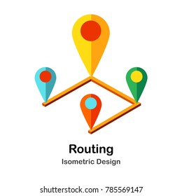 Route Map Logo Sign Symbol Icon: เวกเตอร์สต็อก (ปลอดค่าลิขสิทธิ์ ...