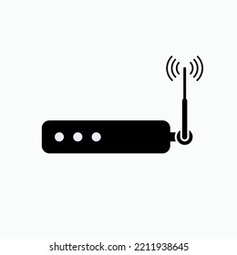 Router Icon Network Connection Symbol Vector Stock Vector (Royalty Free ...