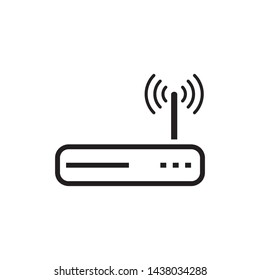 Router Modem Wifi Icon Vector Illustration Stock Vector (Royalty Free ...