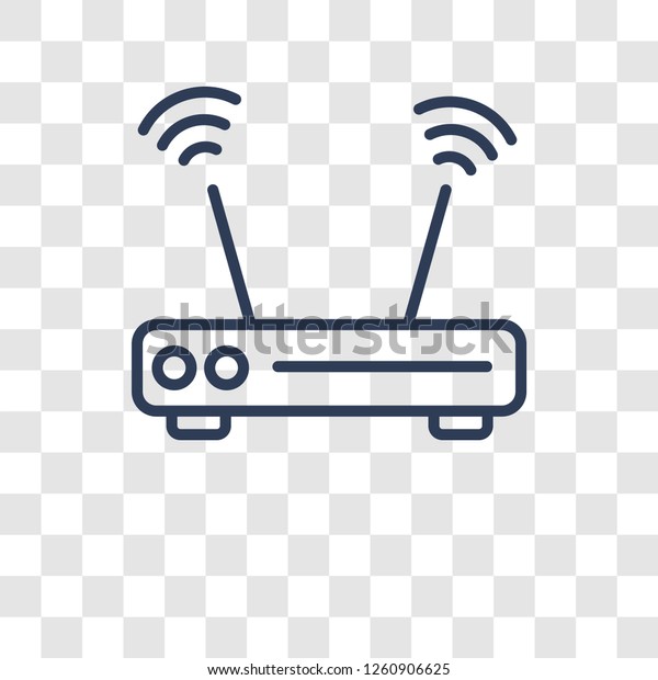 Routers Icon Trendy Routers Logo Concept Stock Vector (Royalty Free ...