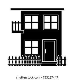 Row Home Icon Stock Vector (Royalty Free) 753127447 | Shutterstock