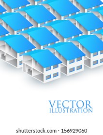 Row Houses Vector Illustration Stock Vector (Royalty Free) 156929060 ...